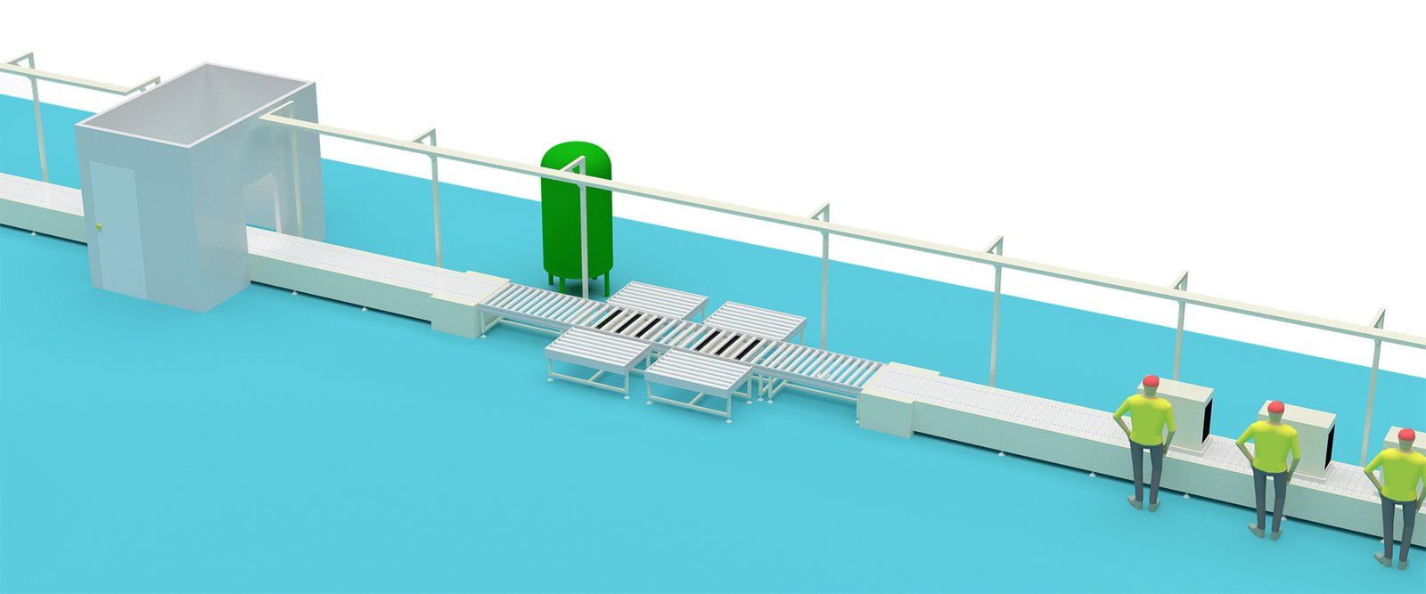 Air conditioning mini-assembly line - Assembly Lines Expertise