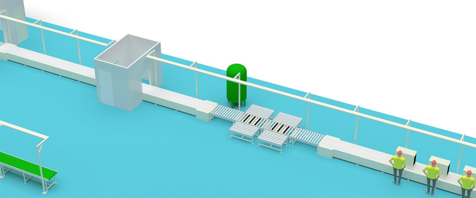 Air conditioning mini-assembly line - Assembly Lines Expertise