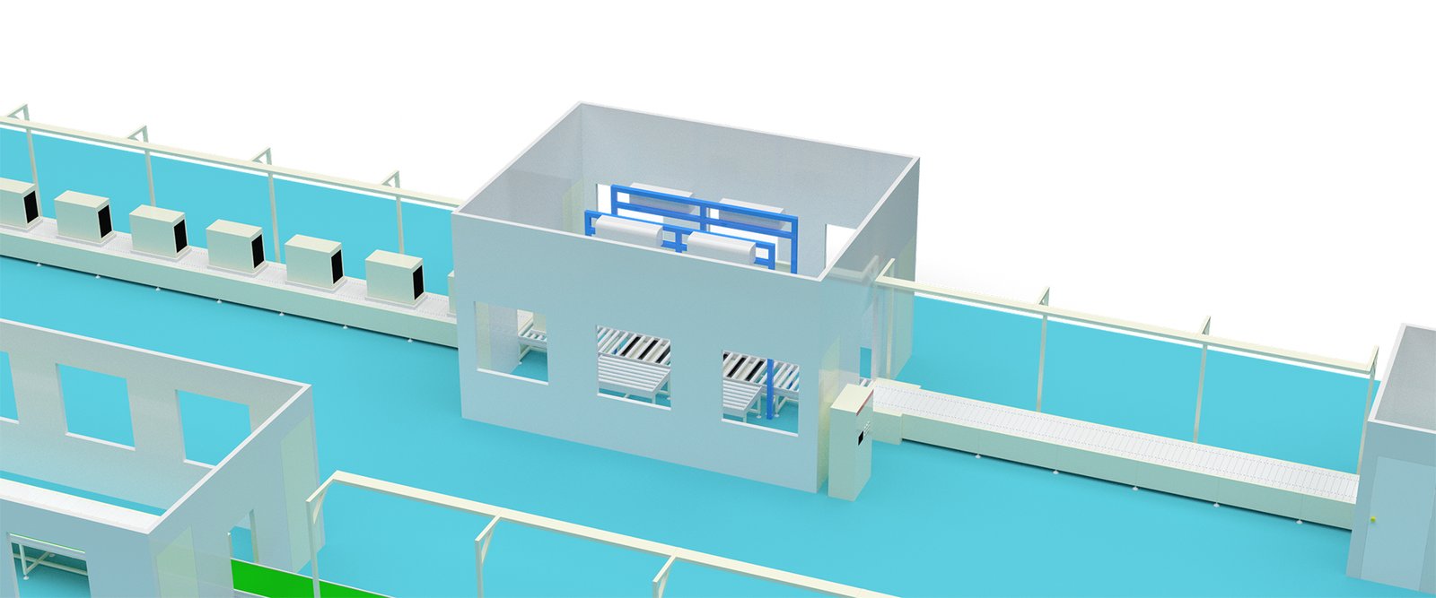 Air conditioning mini-assembly line - Assembly Lines Expertise