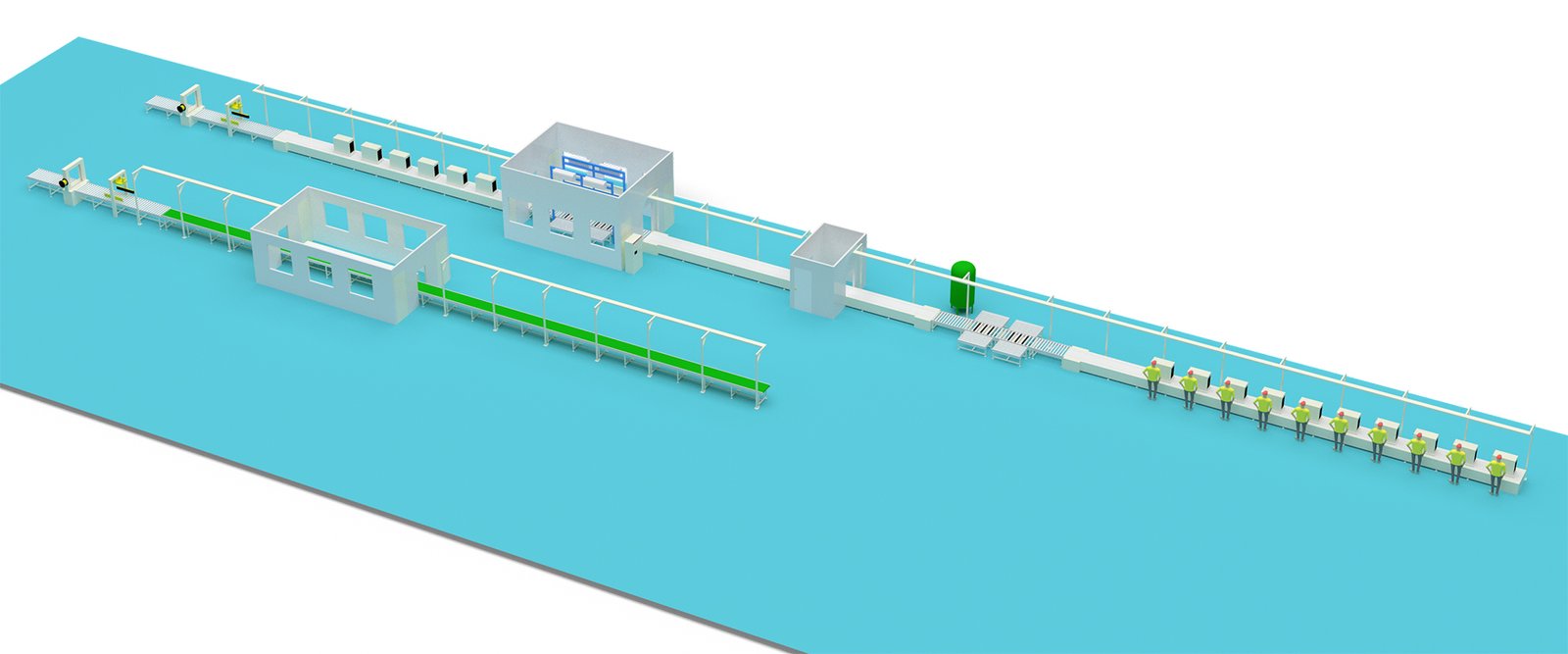 Air conditioning mini-assembly line - Assembly Lines Expertise