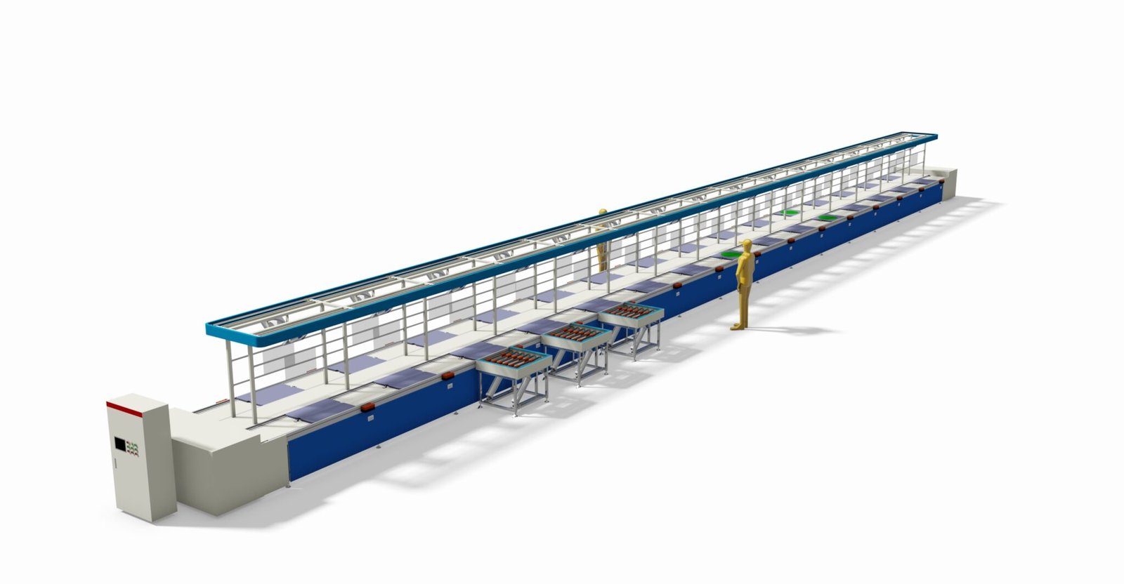 Horizontal Loop Double-Speed Chain Assembly Line - Assembly Lines Expertise