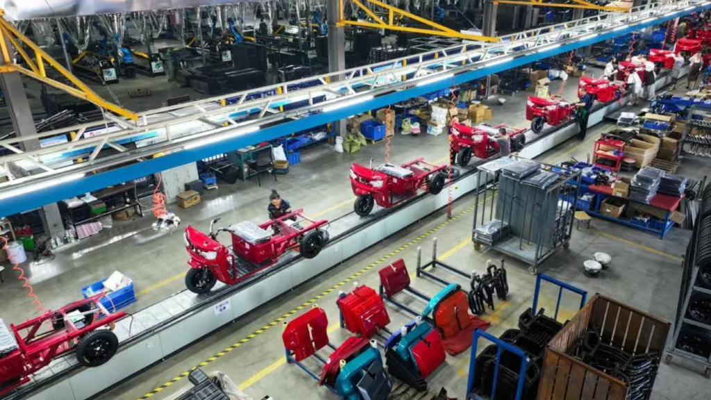 Electric tricycle pickup truck assembly line - Assembly Lines Expertise